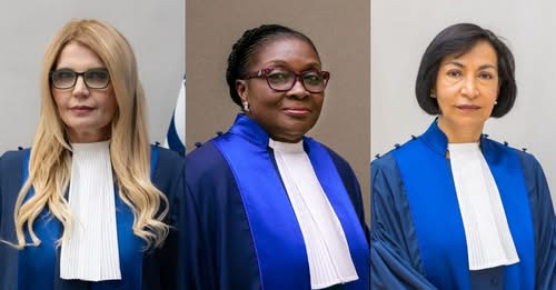Here are the three judges of ICC who signed the arrest warrant vs ...